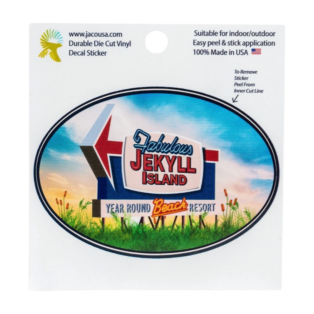 MOSAIC Jekyll Island Stickers – Jekyll Island Online Store